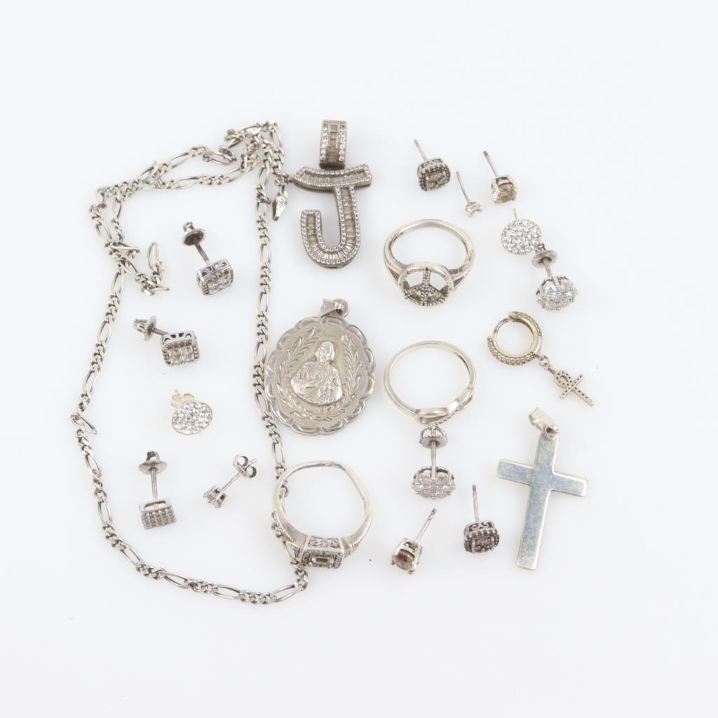 Sterling Silver Jewelry, 21 Pieces | Property Room
