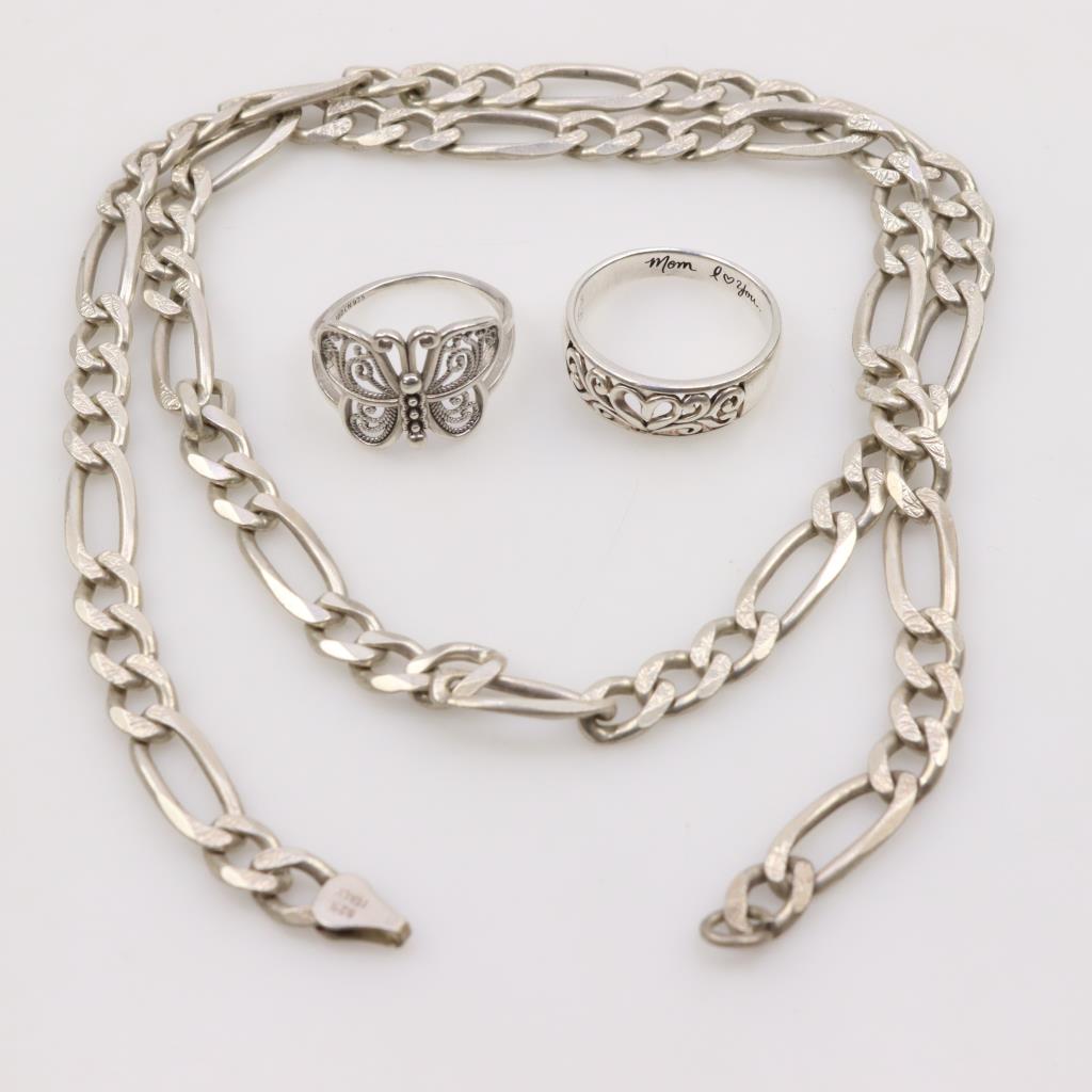 Sterling Silver Jewelry, 3 Pieces | Property Room