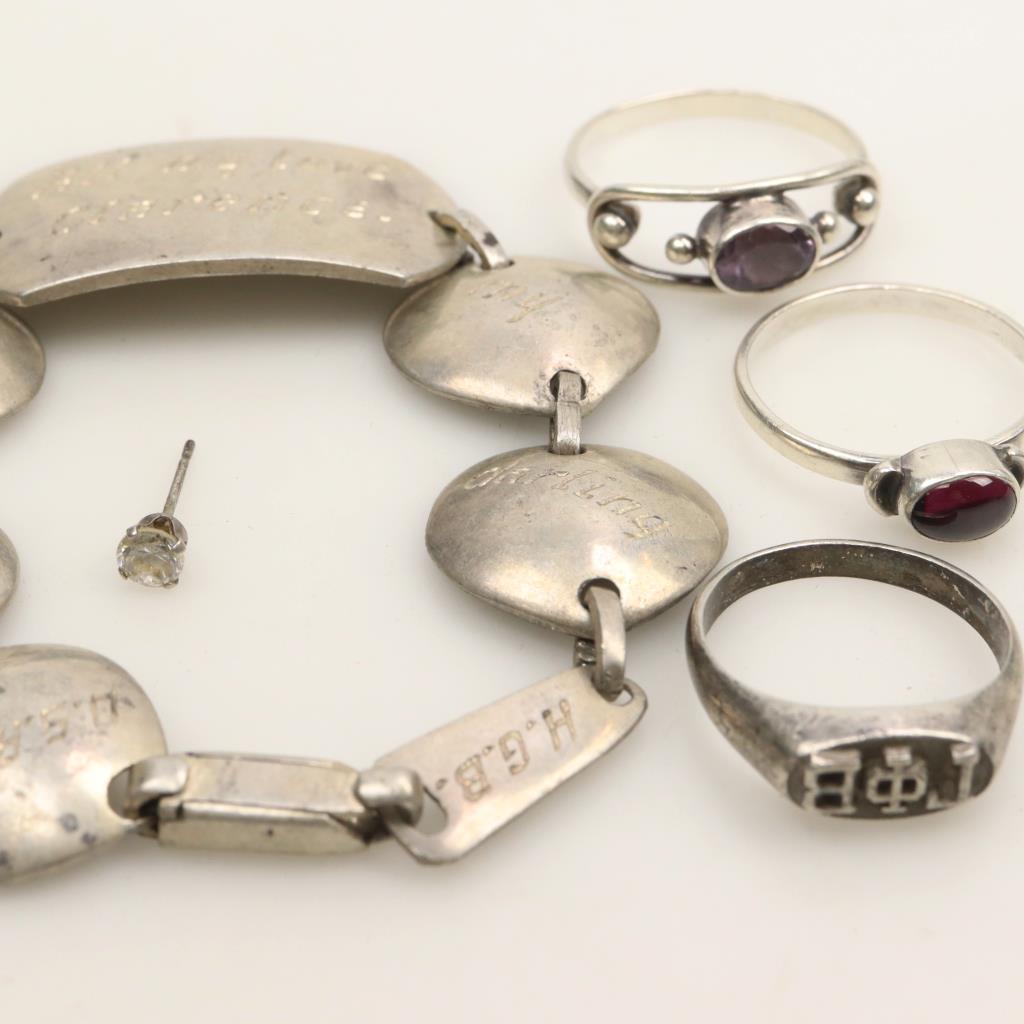 Sterling Silver Jewelry, 5 Pieces | Property Room