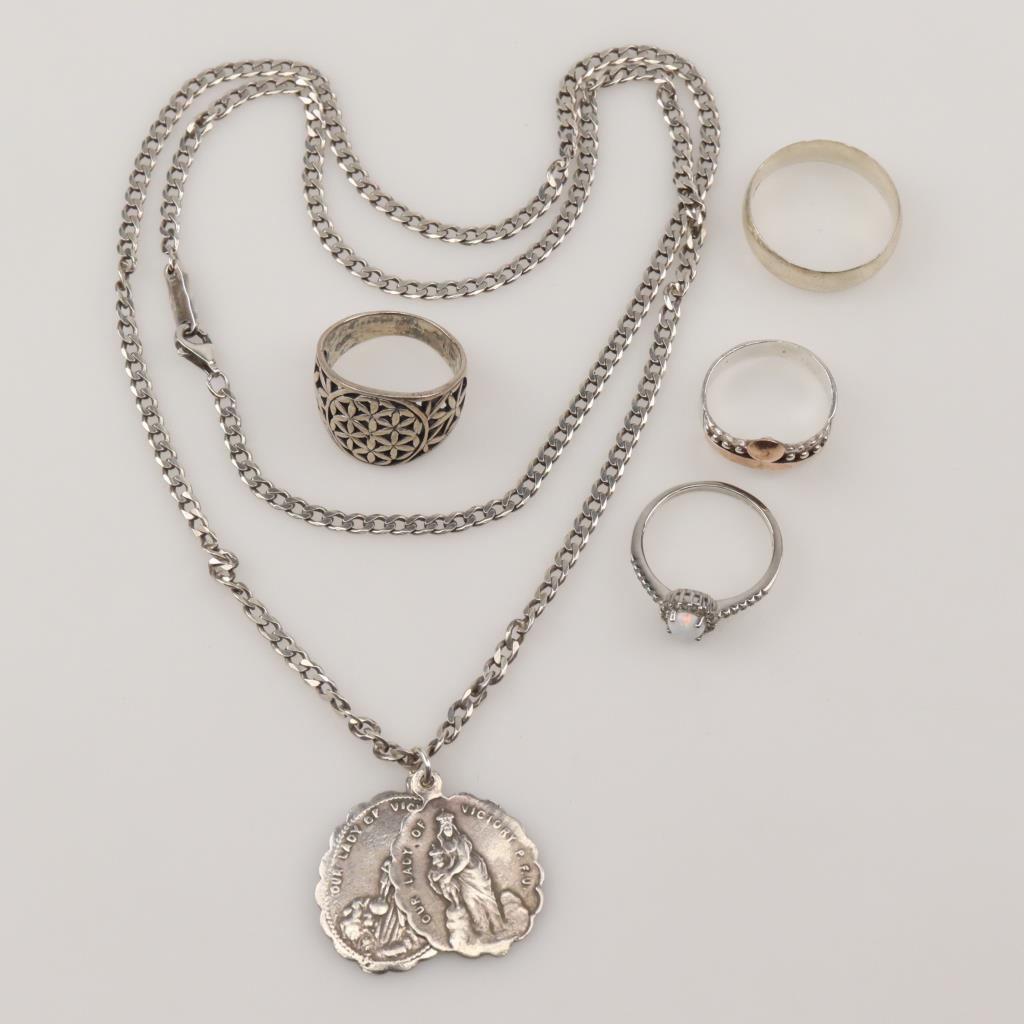 Sterling Silver Jewelry, 5 Pieces | Property Room