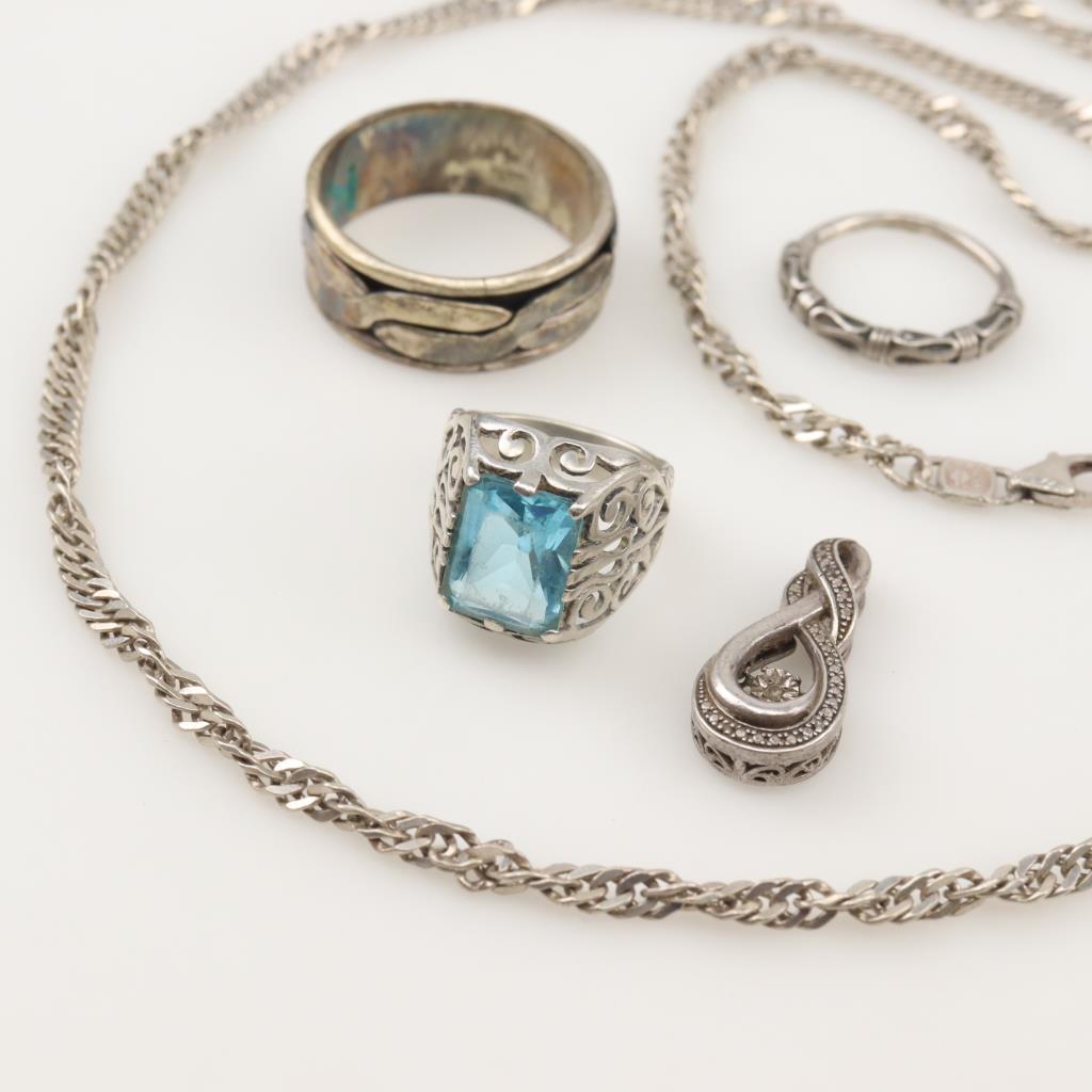 Sterling Silver Jewelry, 5 Pieces | Property Room