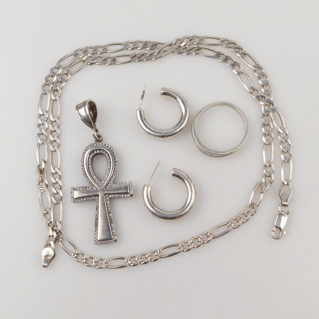 Sterling Silver Jewelry, 5 Pieces | Property Room