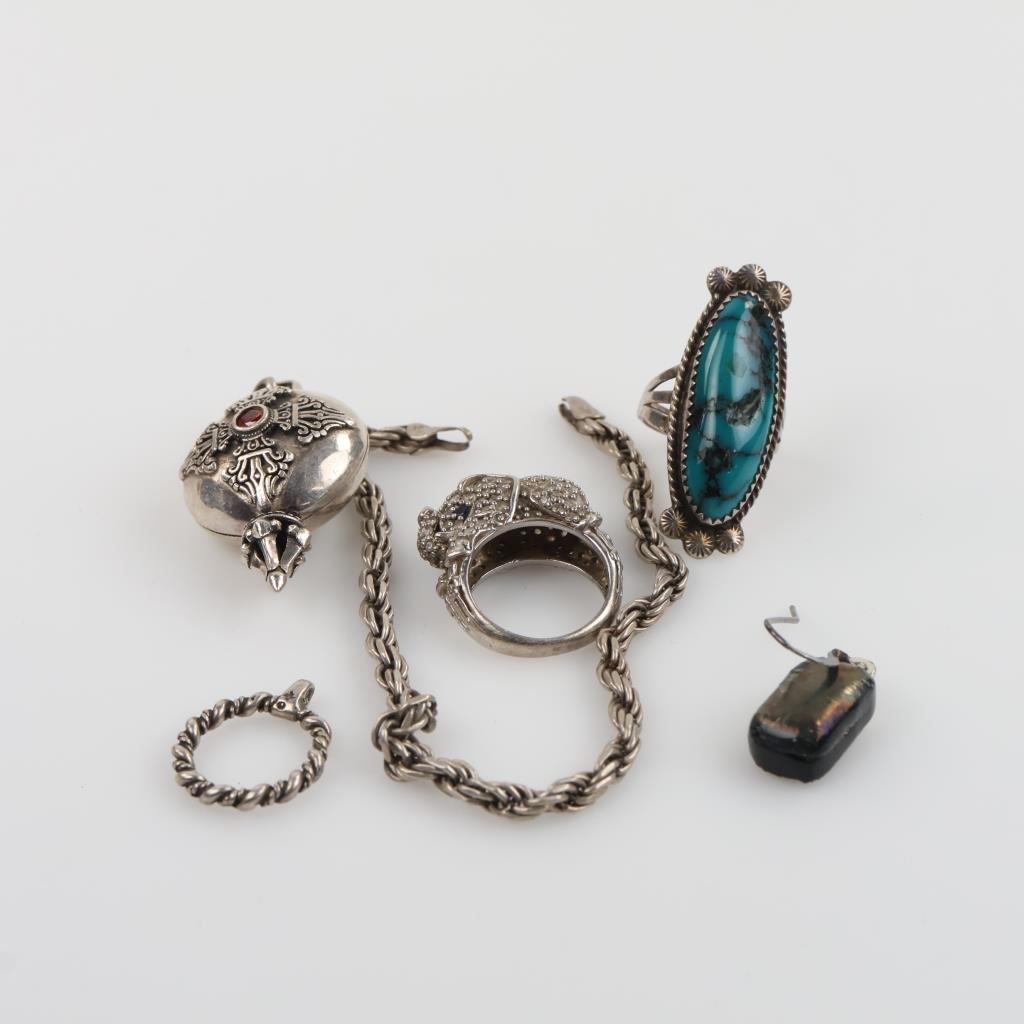 Sterling Silver Jewelry, 6 Pieces | Property Room