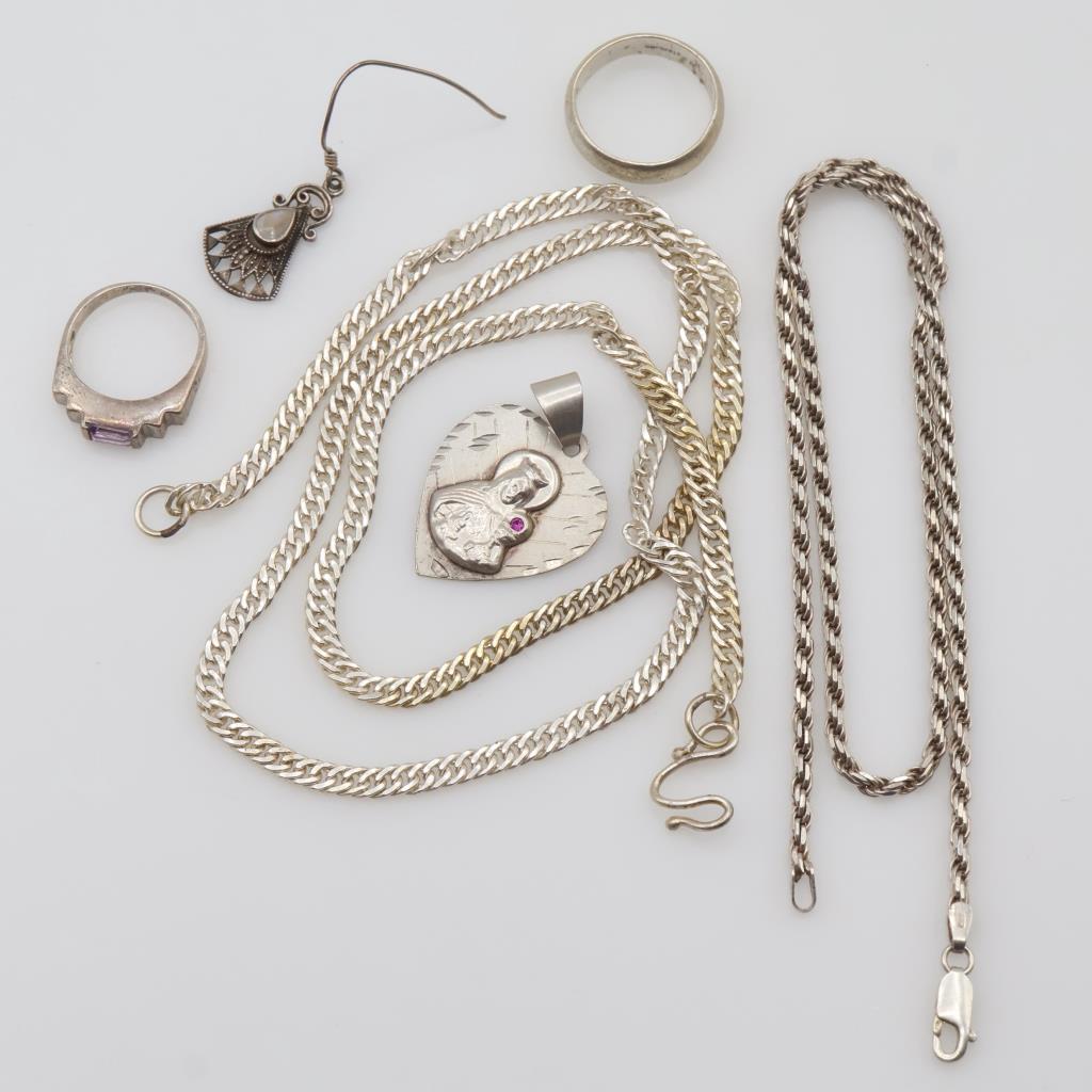 Sterling Silver Jewelry, 6 Pieces | Property Room