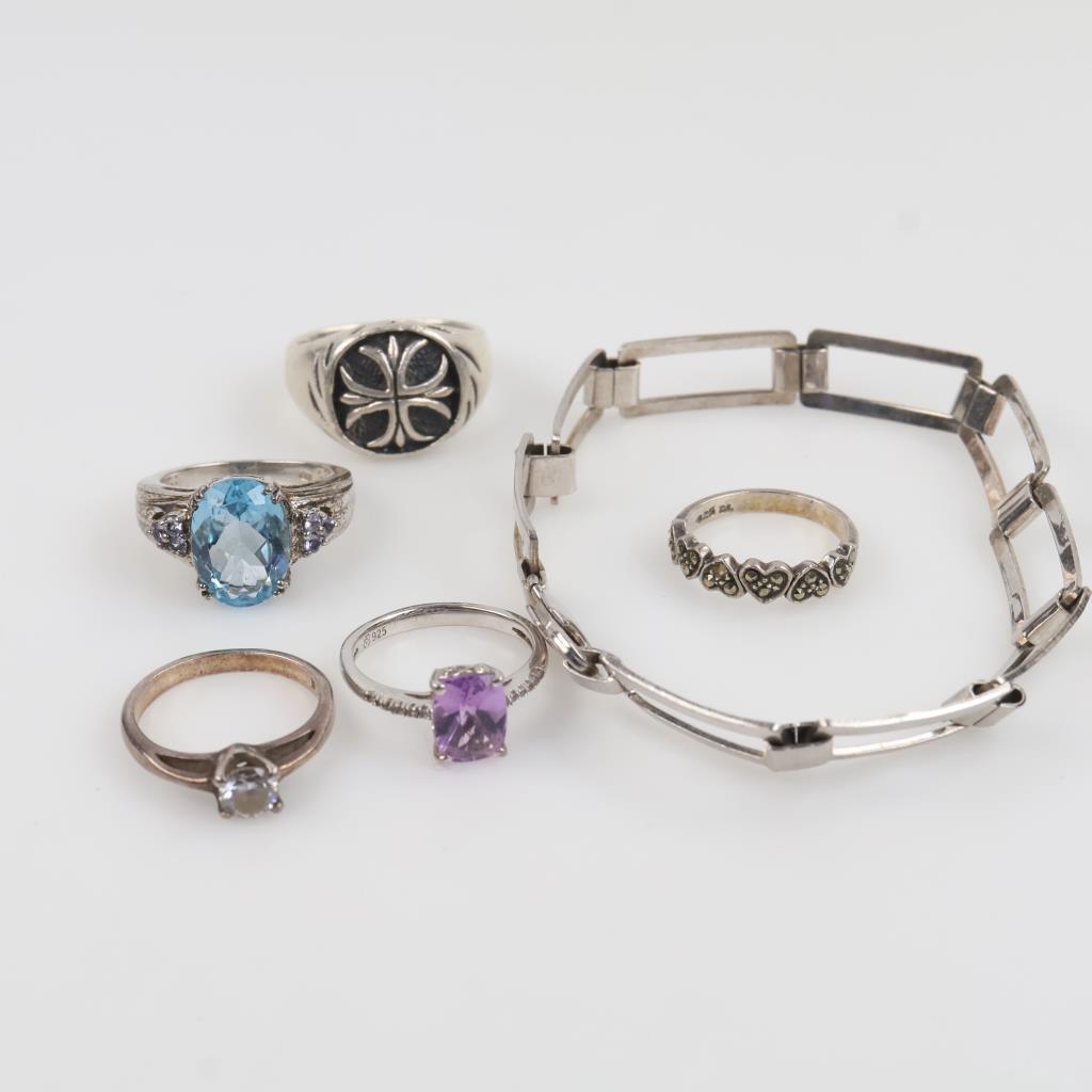 Sterling Silver Jewelry, 6 Pieces | Property Room