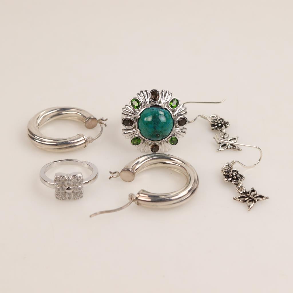 Sterling Silver Jewelry, 6 Pieces | Property Room