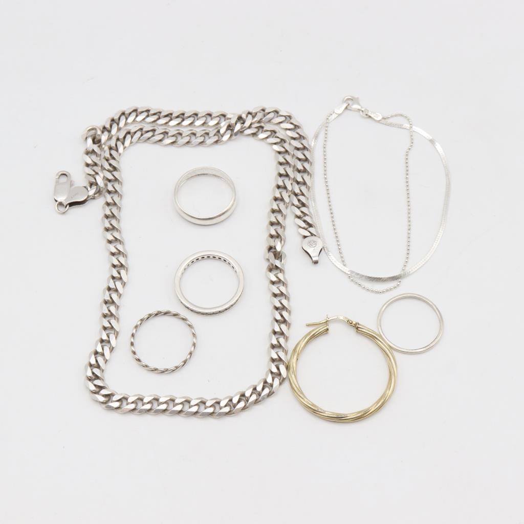 Sterling Silver Jewelry, 7 Pieces | Property Room