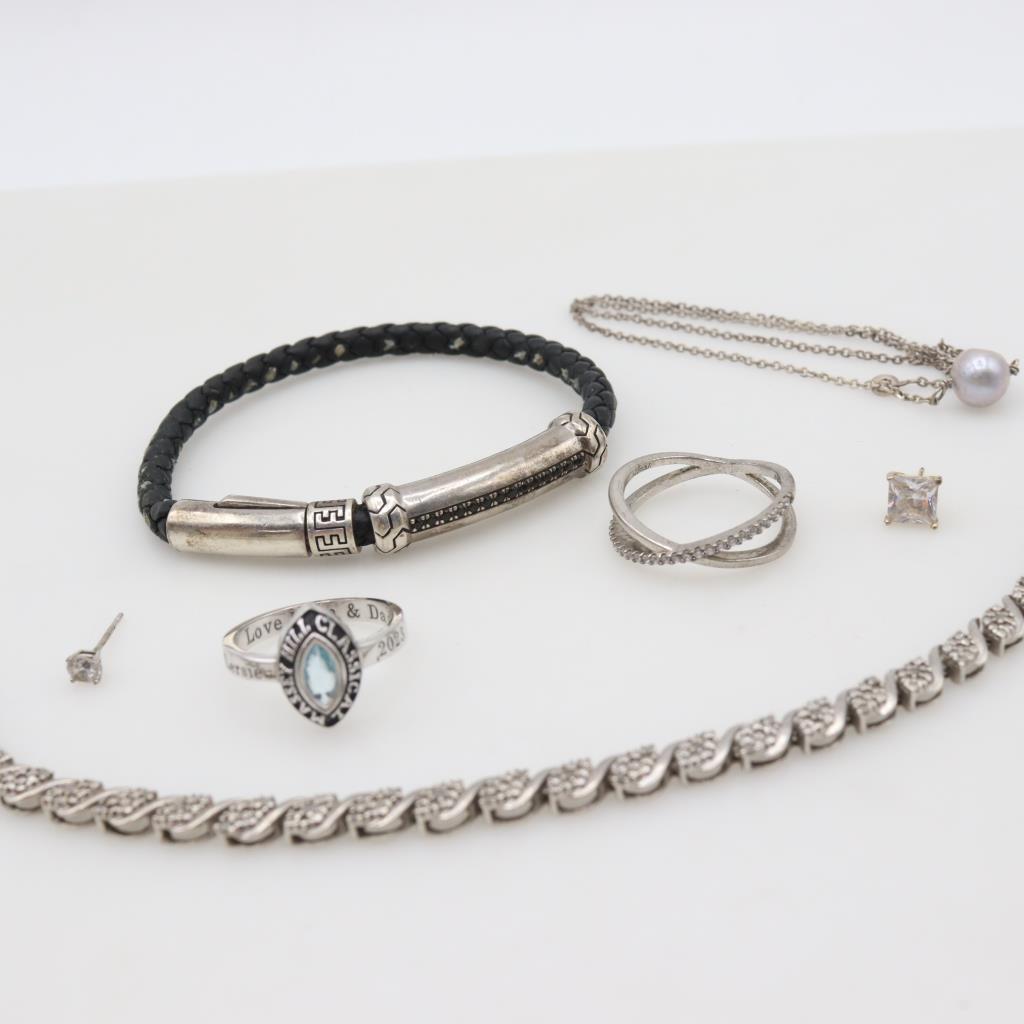 Sterling Silver Jewelry, 7 Pieces | Property Room