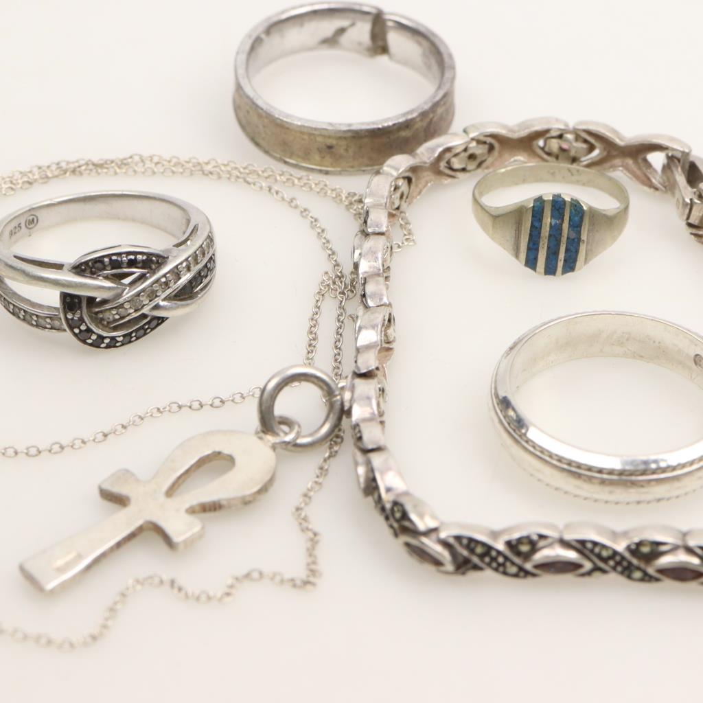 Sterling Silver Jewelry, 7 Pieces | Property Room