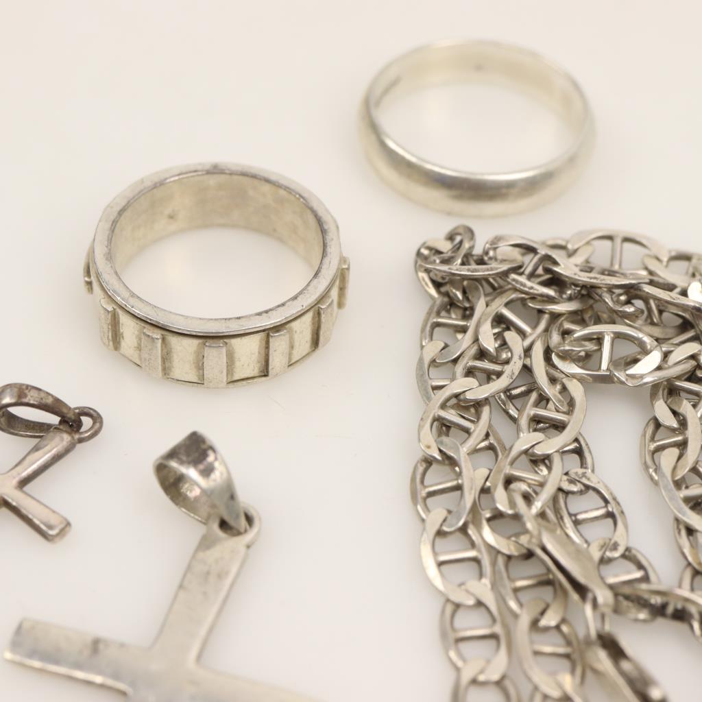 Sterling Silver Jewelry, 8 Pieces | Property Room