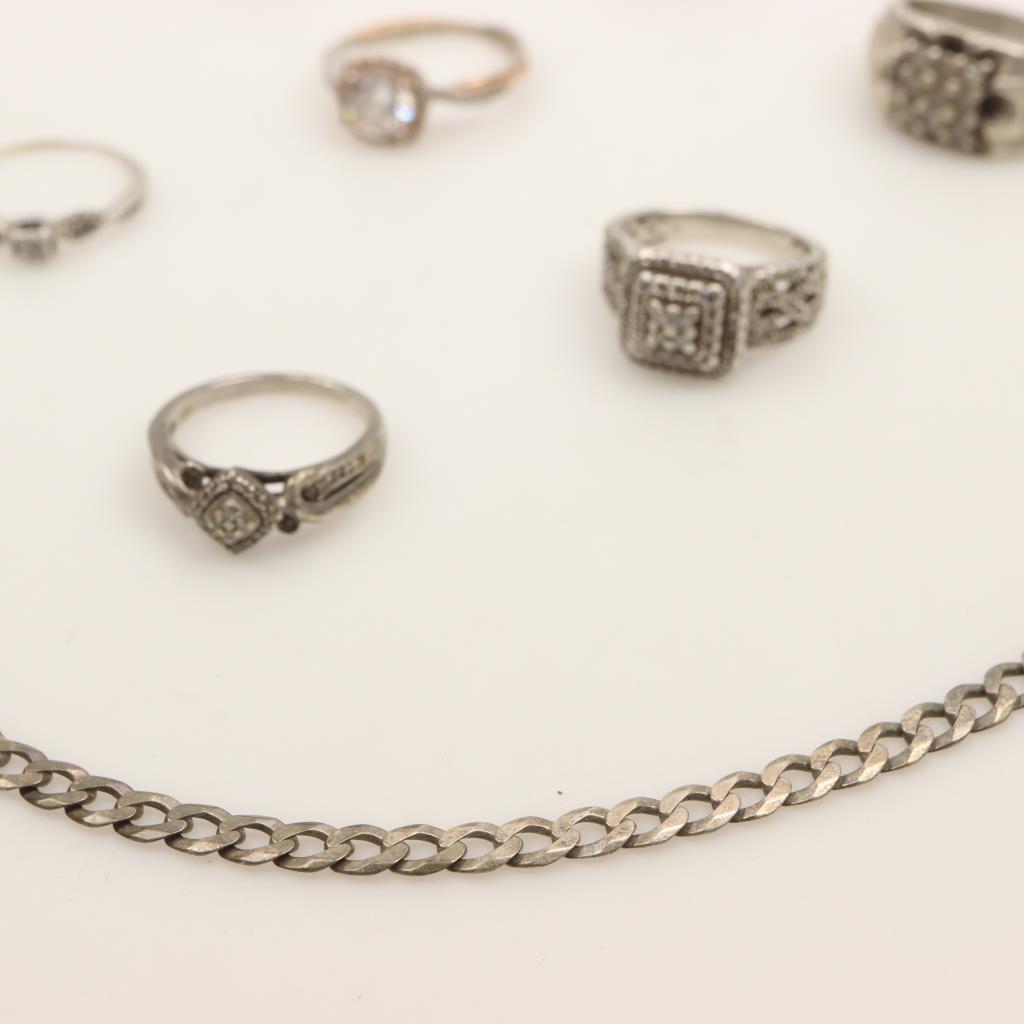 Sterling Silver Jewelry, 8 Pieces | Property Room