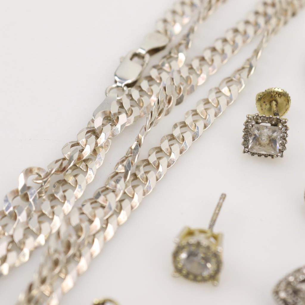 Sterling Silver Jewelry, 9 Pieces | Property Room