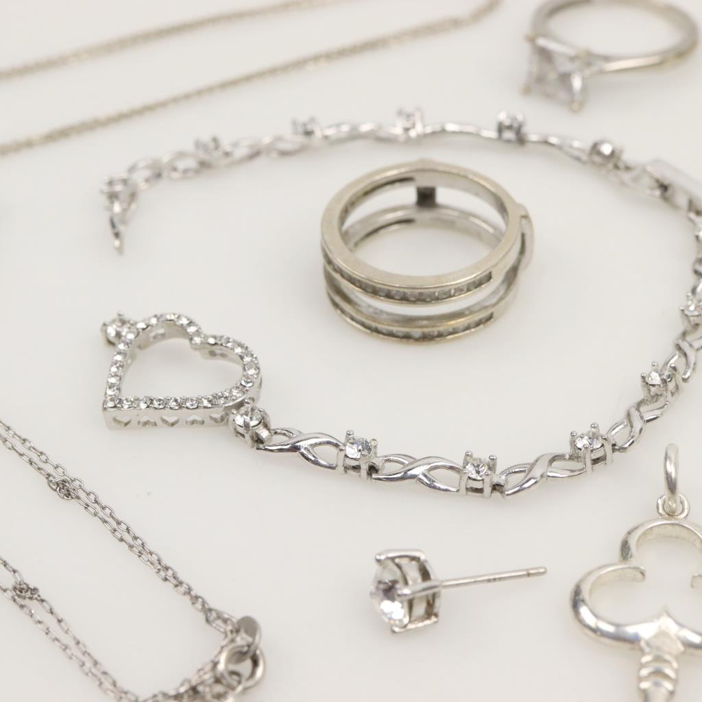Sterling Silver Jewelry, 9 Pieces | Property Room