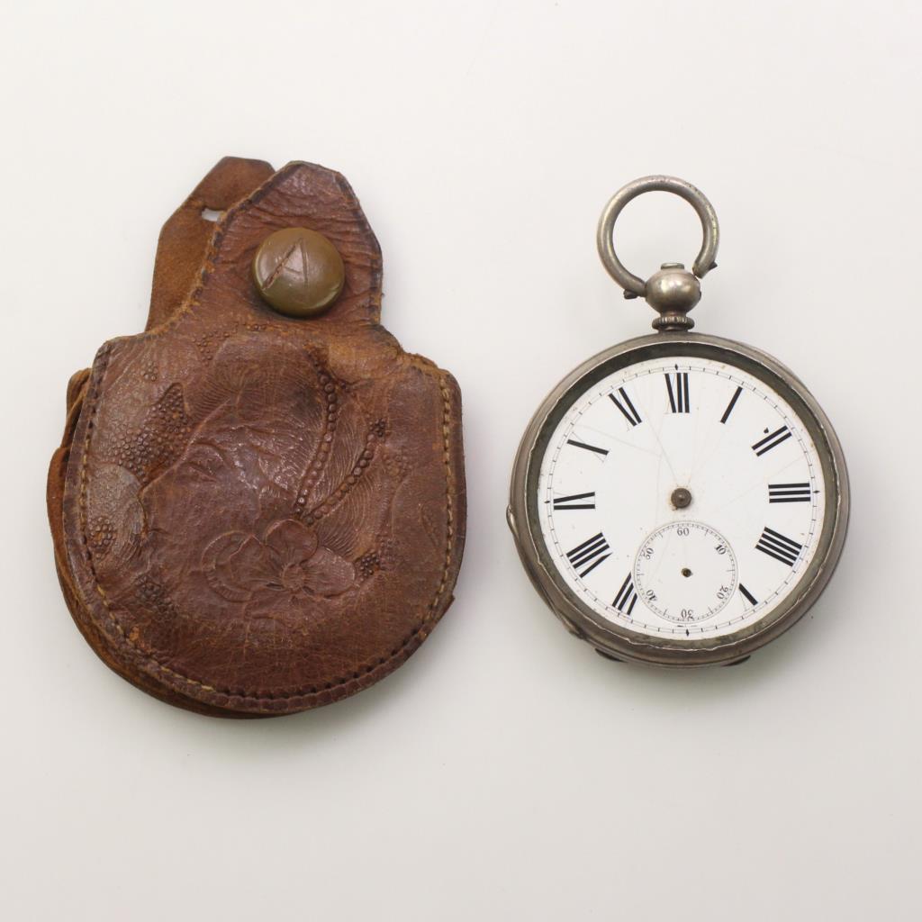 Sterling Silver Jw Benson Pocket Watch | Property Room
