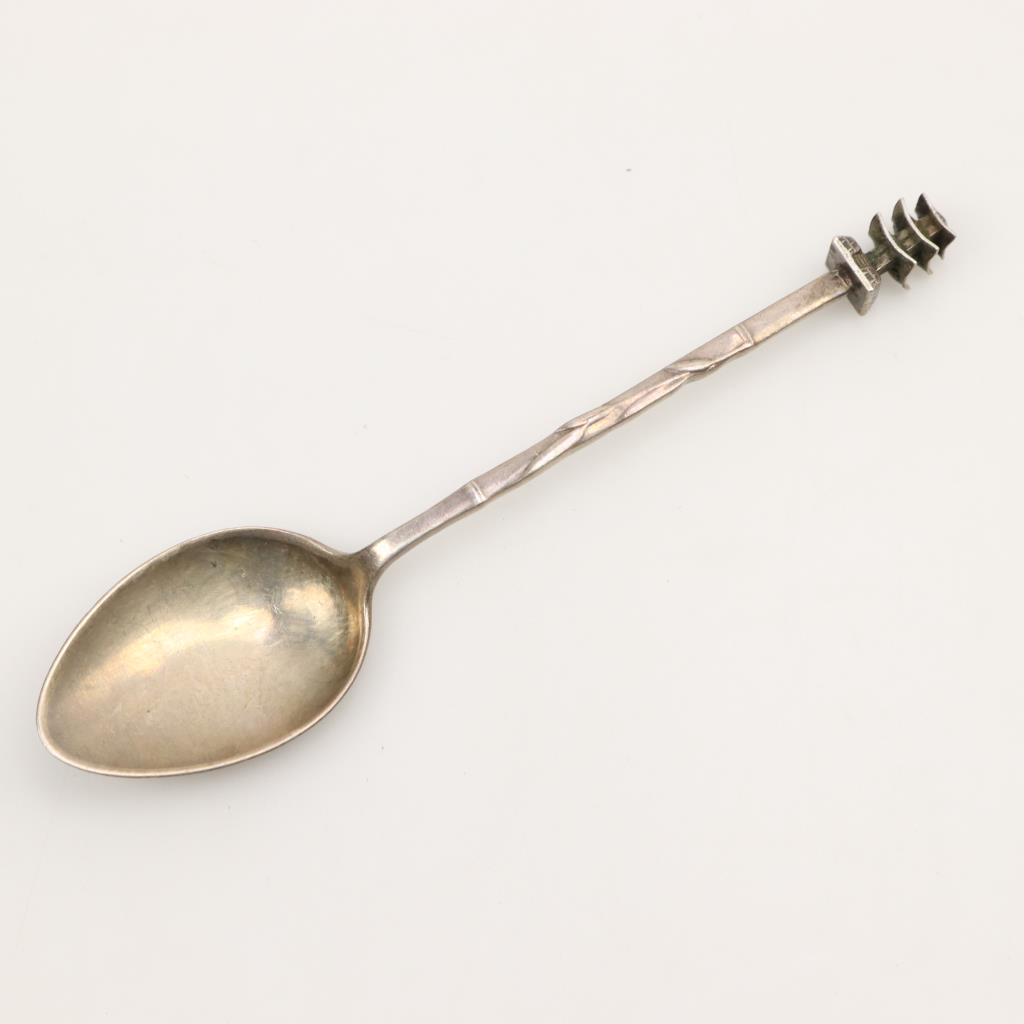 Sterling Silver K. UYEDA Pagoda Handle Spoon | Property Room