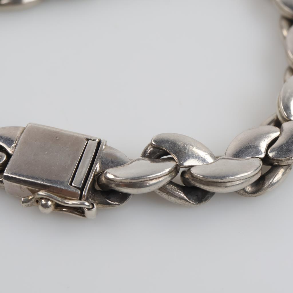 Sterling Silver Link Chain Bracelet | Property Room
