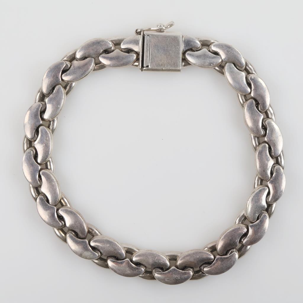 Sterling Silver Link Chain Bracelet | Property Room