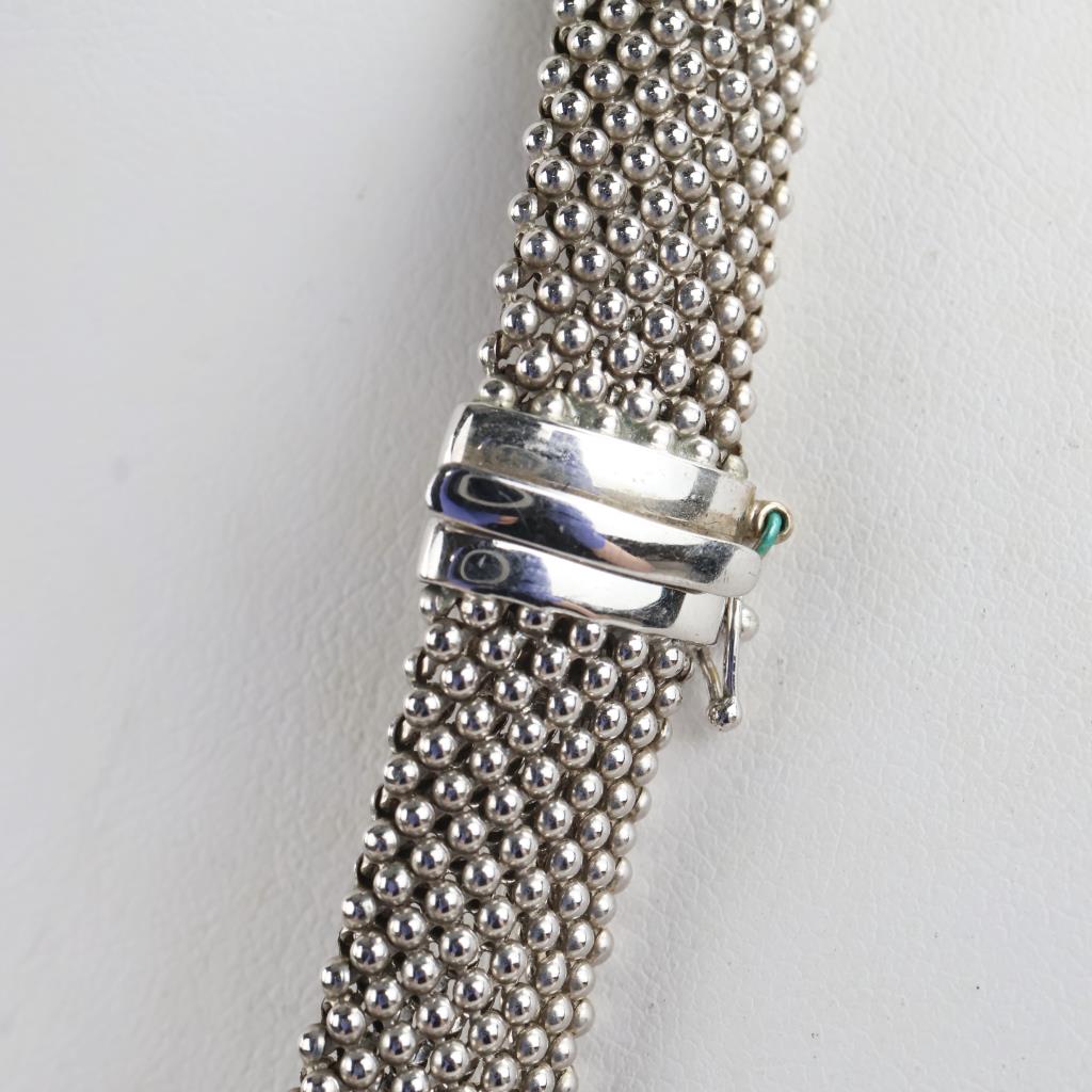 Sterling Silver Mesh Necklace | Property Room