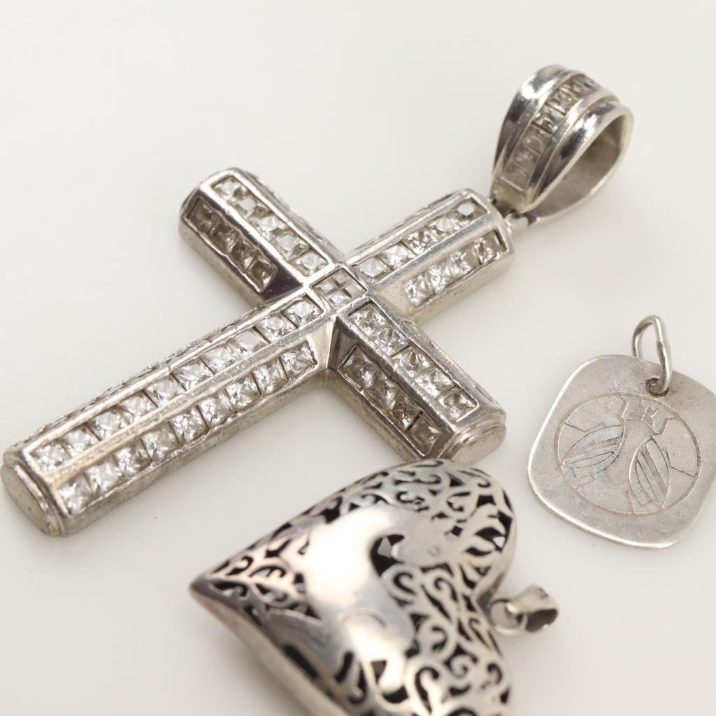 Sterling Silver Pendants, 3 Pieces | Property Room
