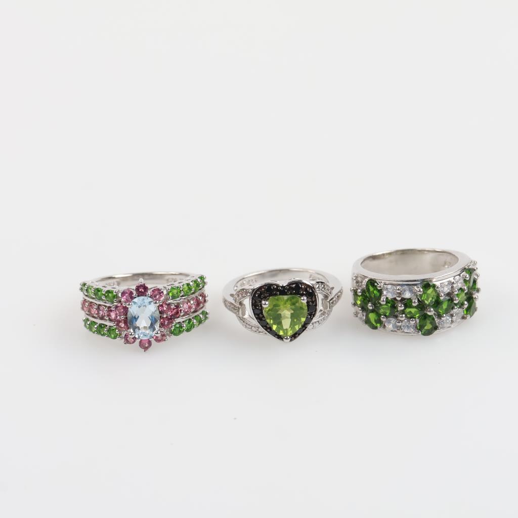 Sterling Silver Rings, 3 Pieces | Property Room