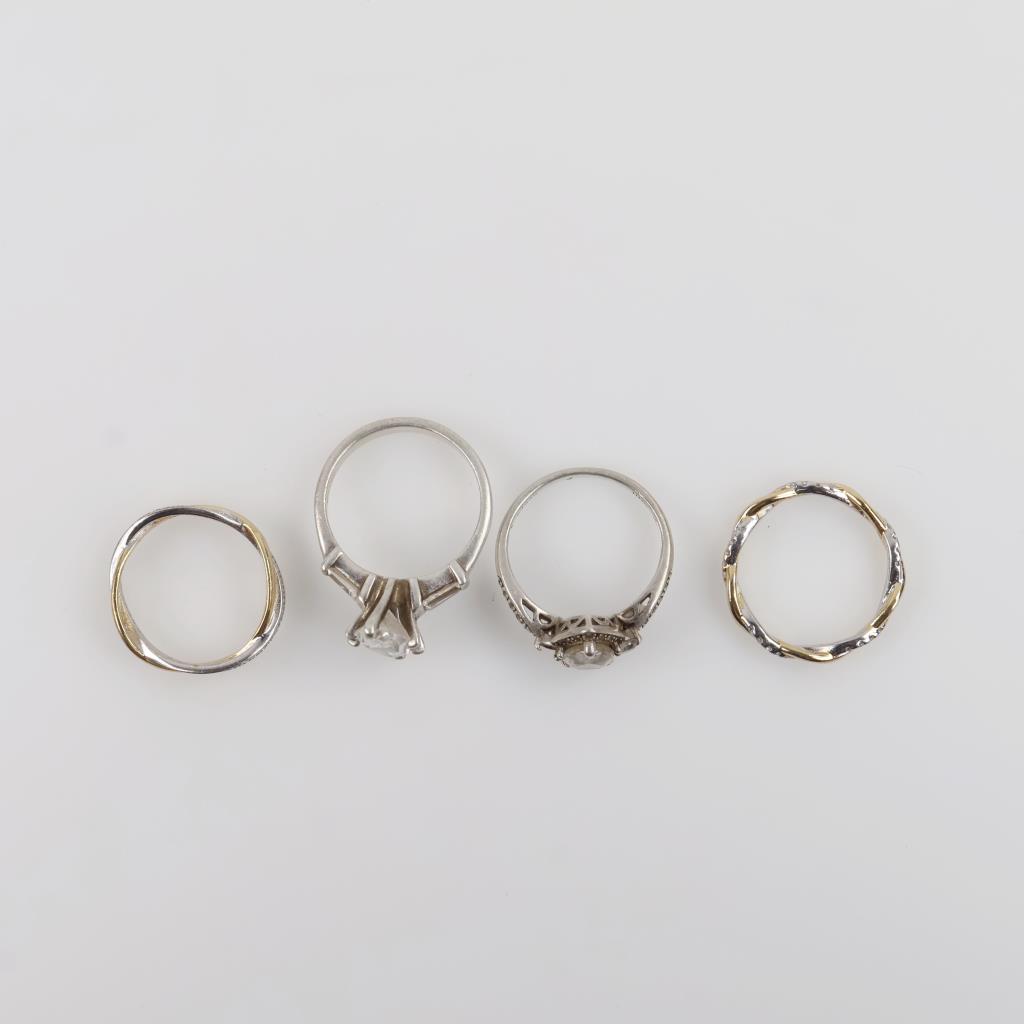 Sterling Silver Rings, 4 Pieces | Property Room