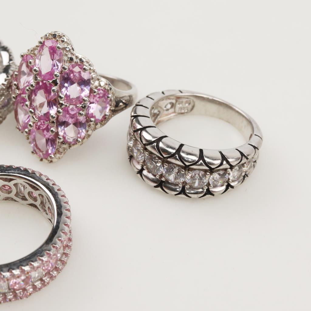 Sterling Silver Rings, 4 Pieces | Property Room
