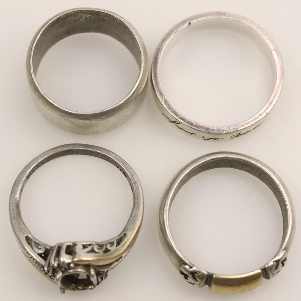 Sterling Silver Rings, 4 Rings | Property Room