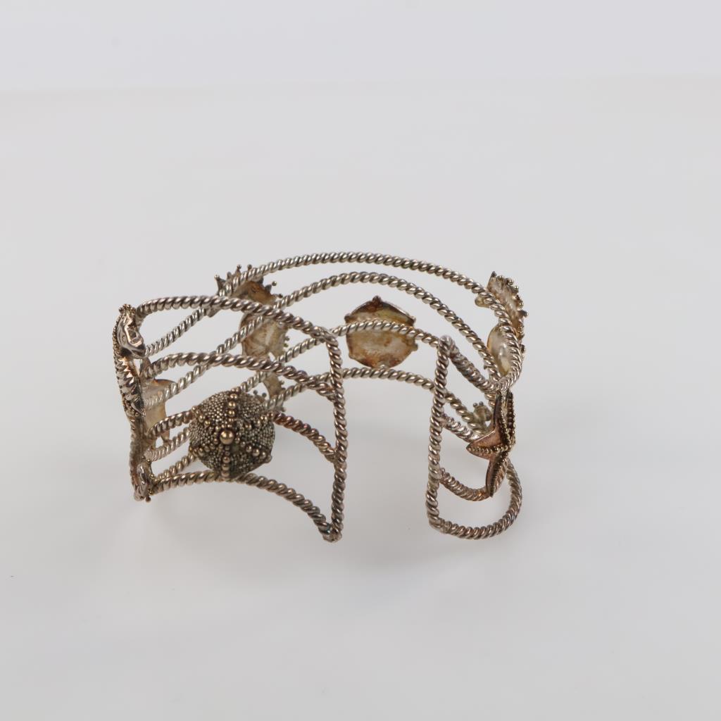 Sterling Silver Sea Animal Bangle | Property Room