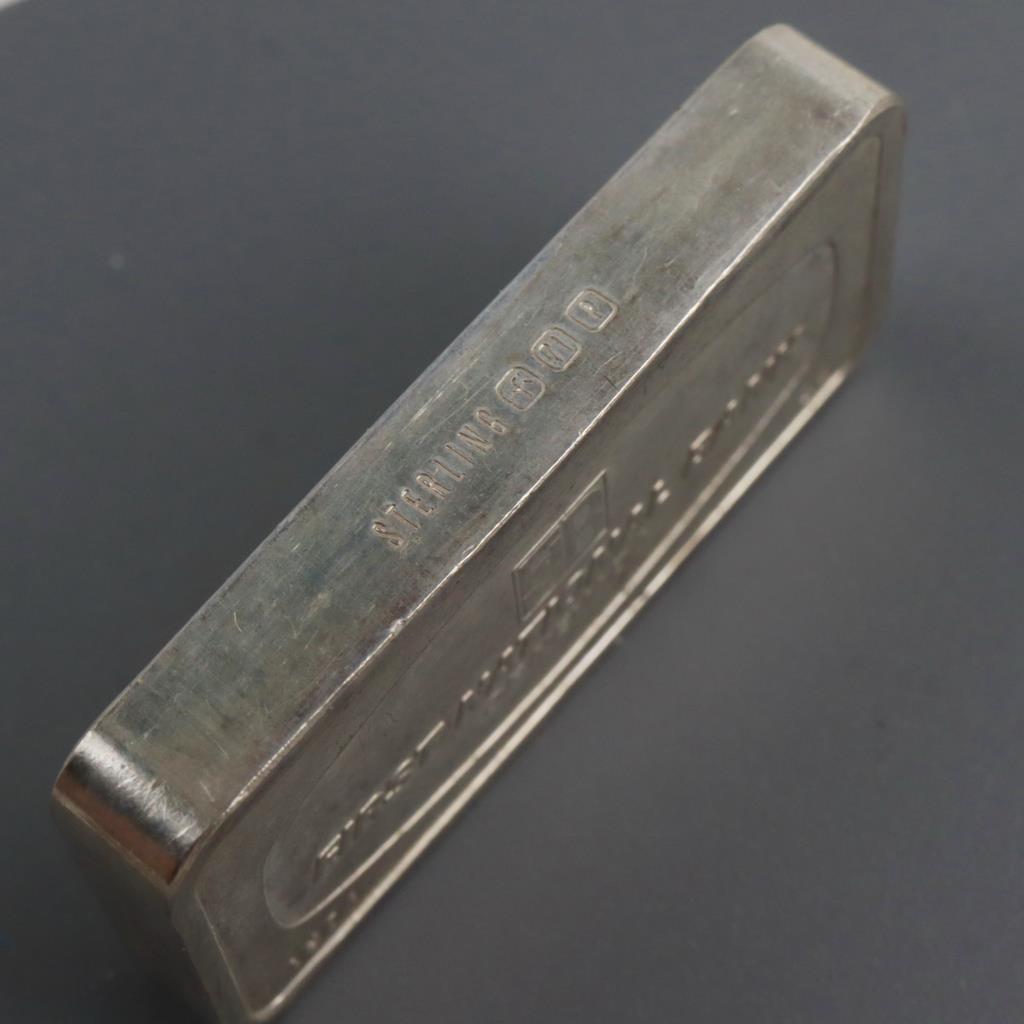 Sterling Silver The Franklin Mint First National Bank Of Nevada 1000 ...