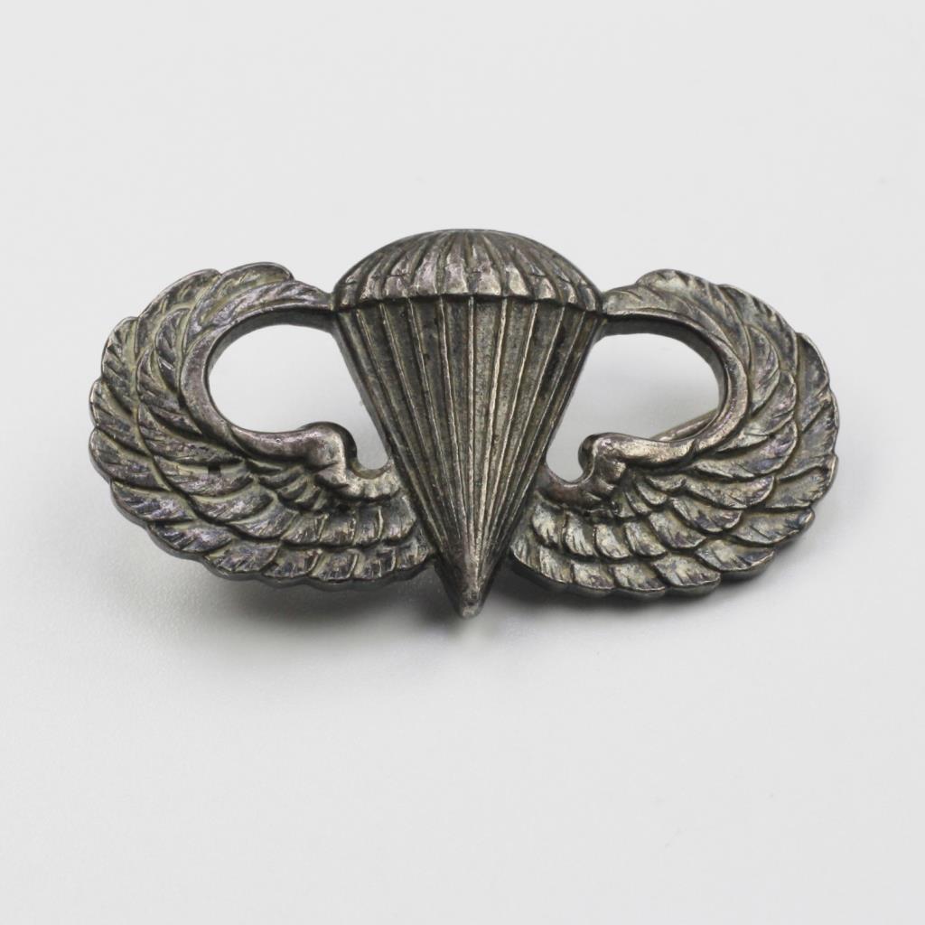 Sterling Silver US Army Airborne Paratrooper Pin | Property Room