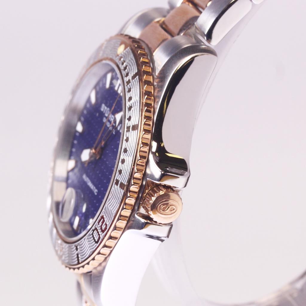 Stuhrling Two Tone Watch With Blue Face | Property Room