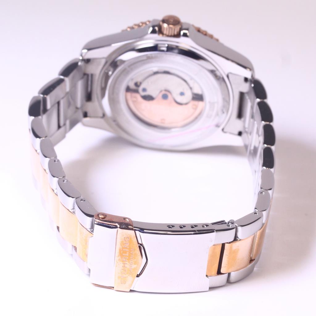 Stuhrling Two Tone Watch With Blue Face | Property Room