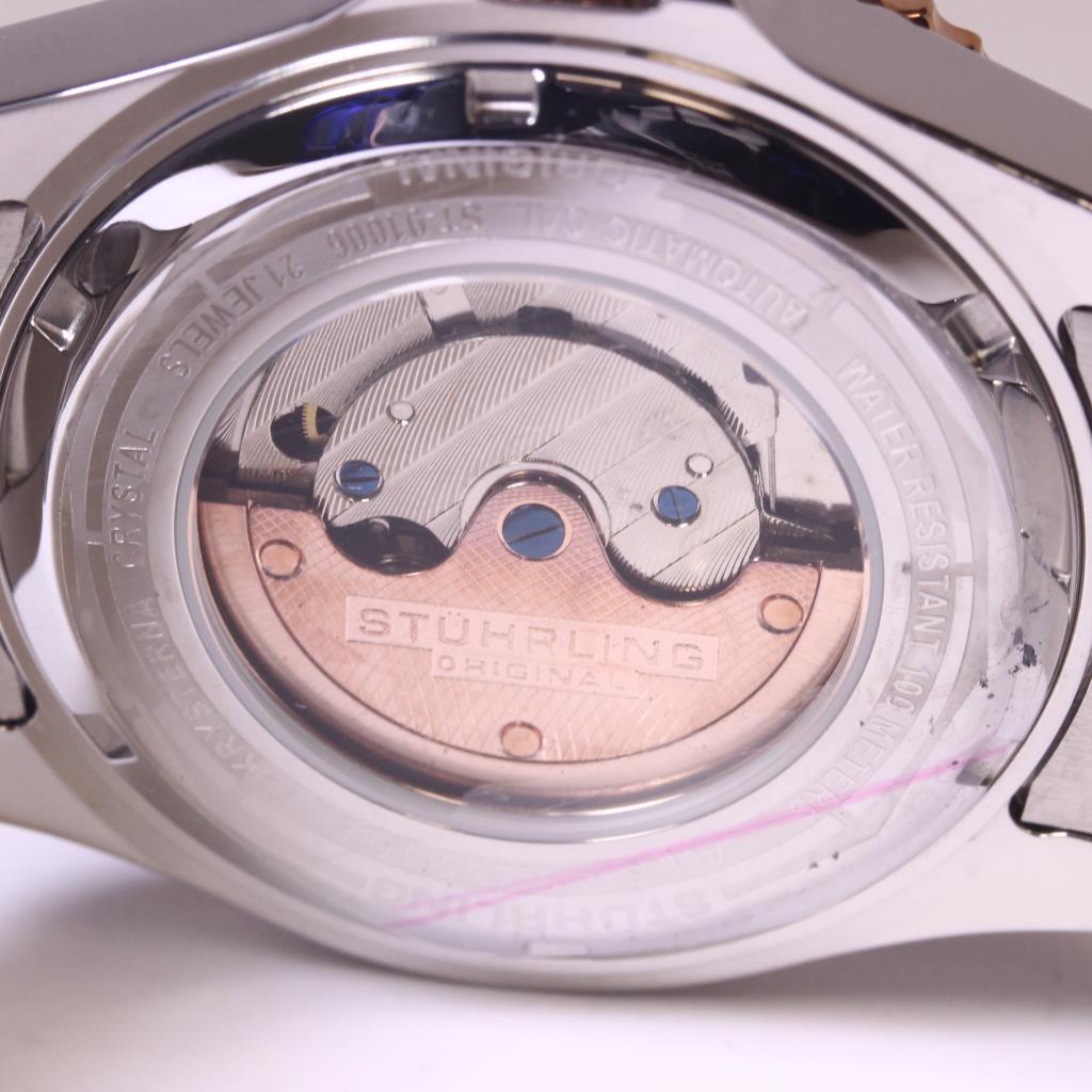 Stuhrling Two Tone Watch With Blue Face | Property Room