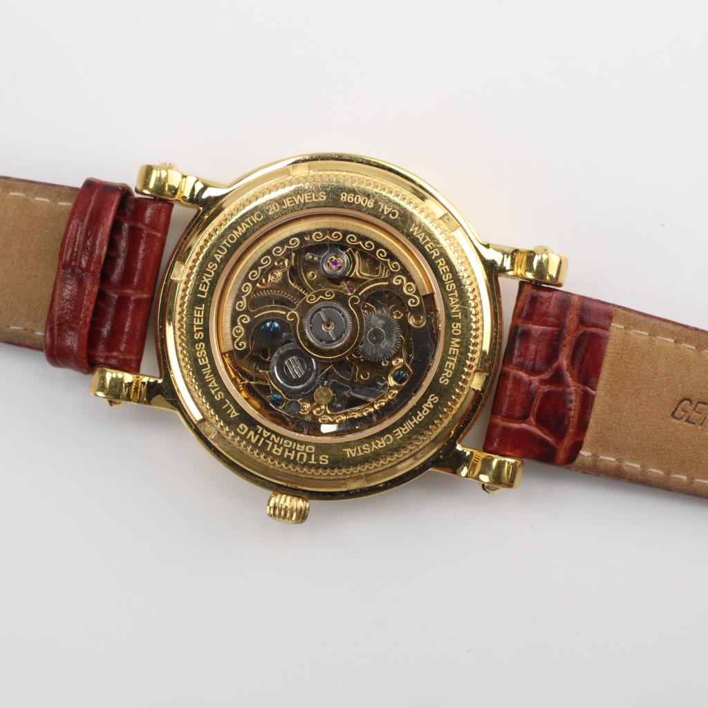 Sturhling Original Lexus Automatic Skeleton Watch | Property Room