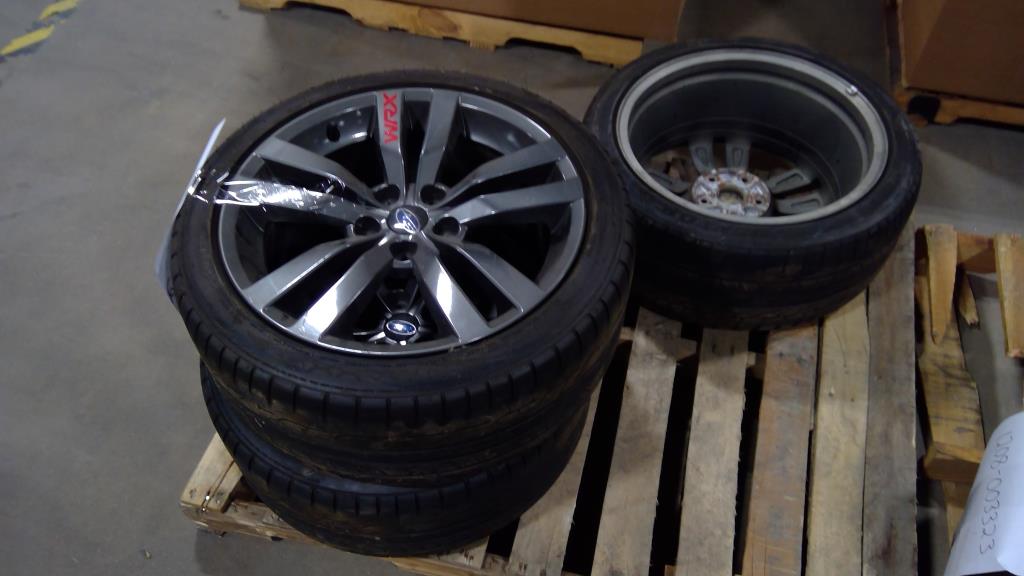 Subaru WRX Rims And Dunlop Sportmax Tires, 18x8.5 Rims/wheels, 3 Pieces ...