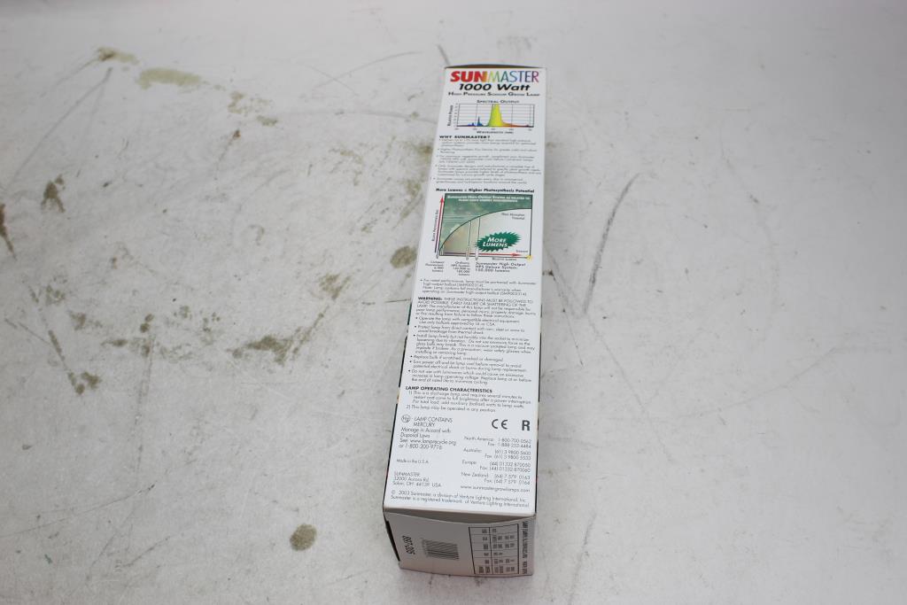 Sun Master 1000W Hps Deluxe Grow Lamp | Property Room