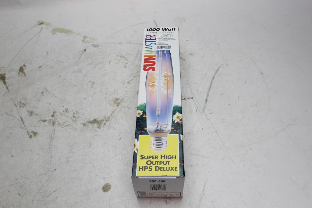 Sun Master 1000W Hps Deluxe Grow Lamp | Property Room