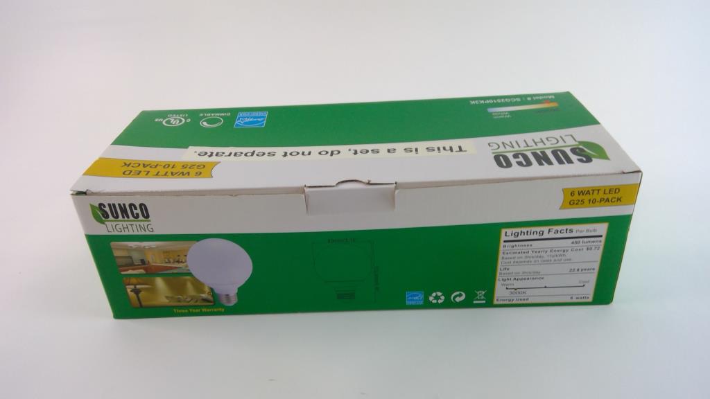 Sunco Lighting Light Bulbs. 10 Pieces | Property Room