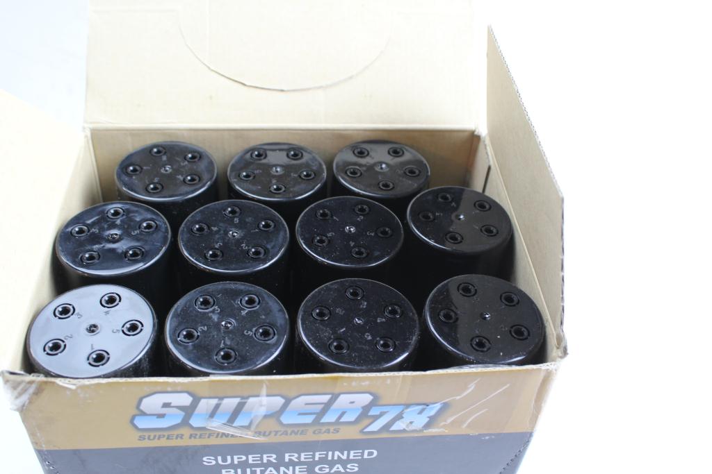Super 7x Butane Gas Canisters; 11 Pieces | Property Room