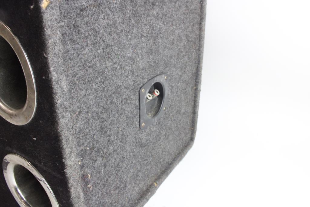 Super Blue Dual Subwoofer Box | Property Room
