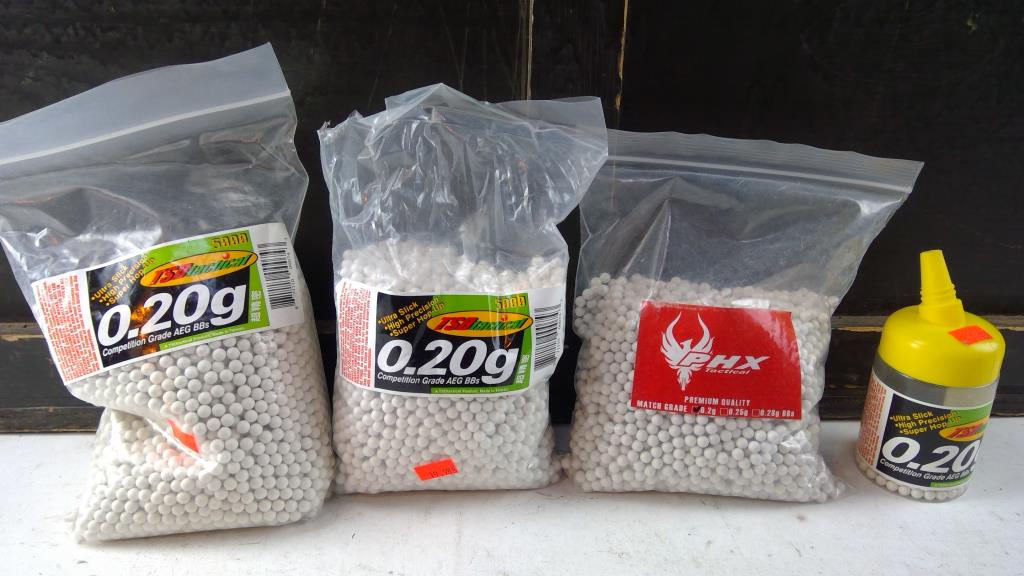 Super Power Green Gas Cans, Tsd Tactical Bbs, And Wooden Chest, 3 ...
