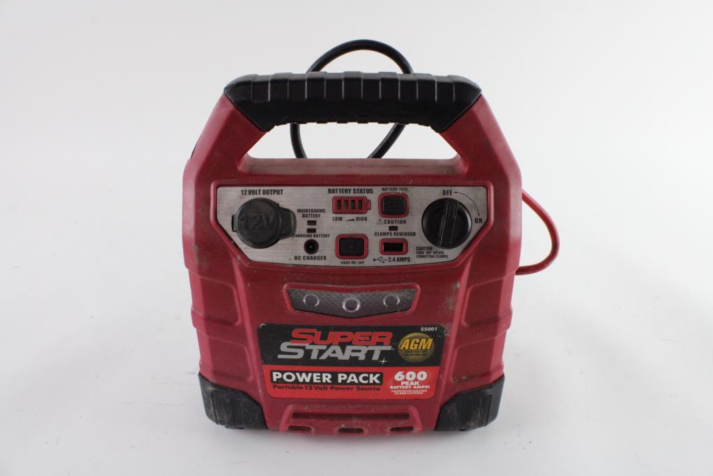 Super Start Power Pack Portable Power Source And Jump Starter ...