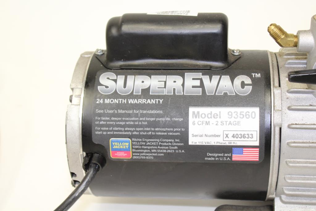 SuperEVac Vacuum Pump | Property Room
