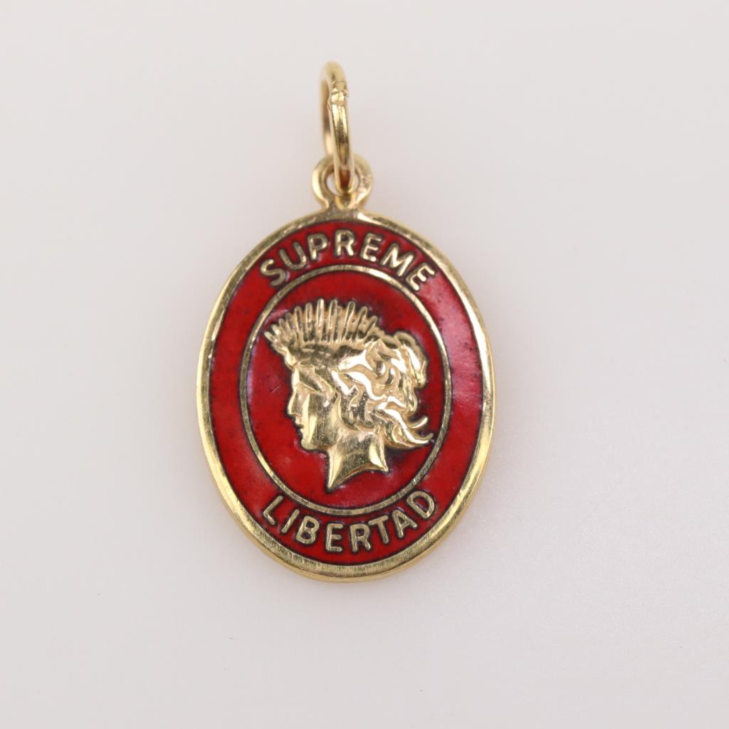 Supreme 14kt Gold Libertad Pendant | Property Room