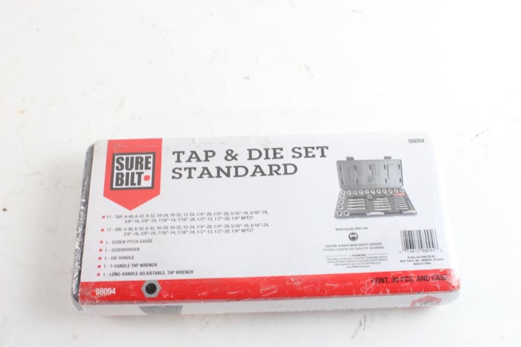 Sure Bilt Tap And Die Set | Property Room