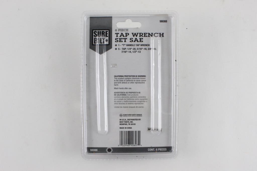 Sure Bilt Tap Wrench Set SAE | Property Room
