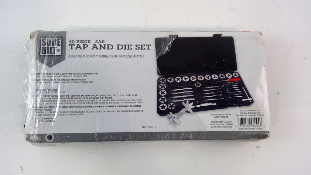SureBilt 40 Pc Tap And Die Set | Property Room