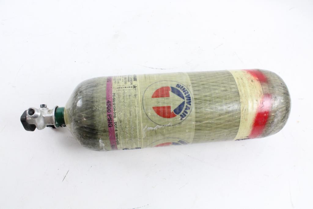 Survivair Carbon Fiber Compressed Air Tank | Property Room