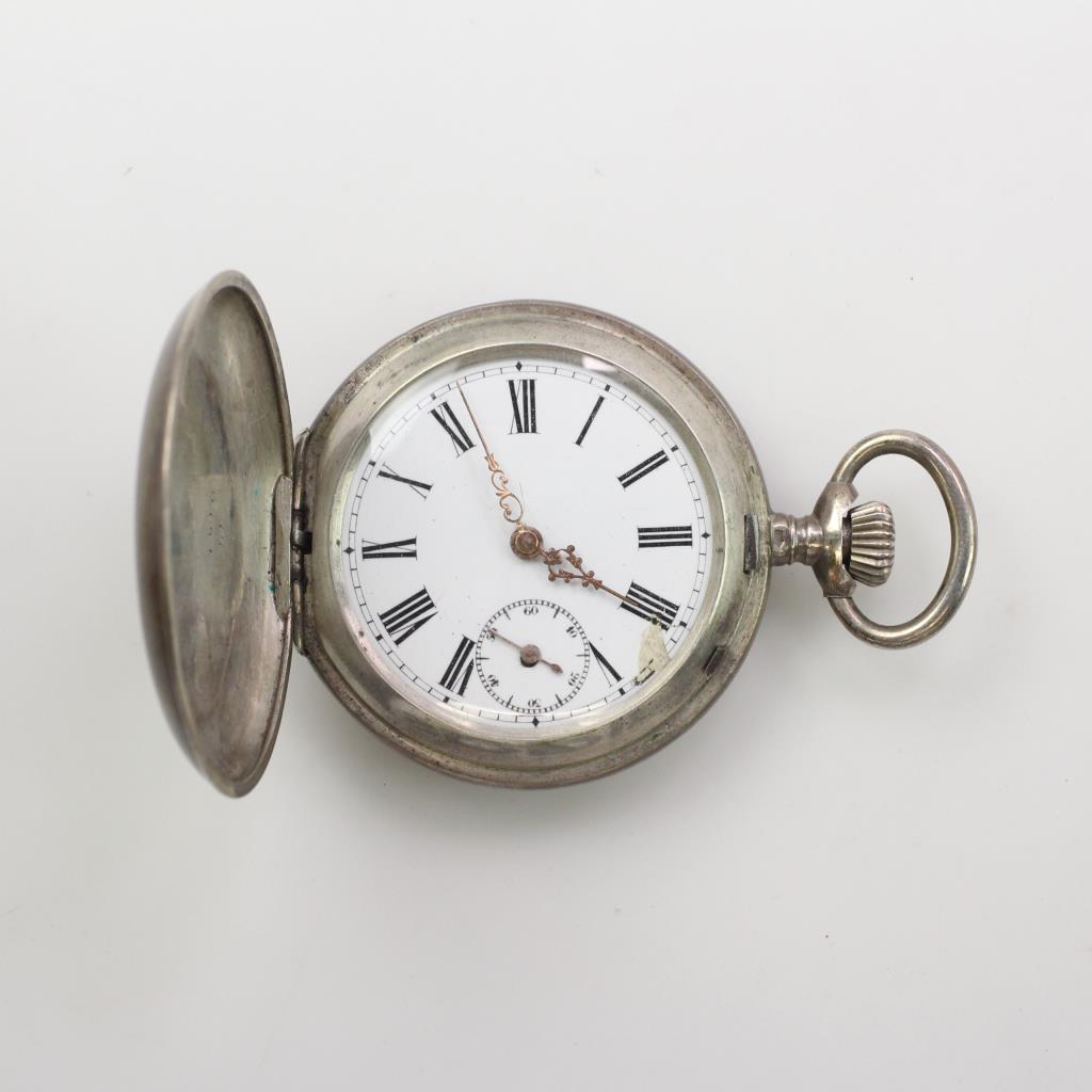Swiss Remontoir Silver Pocket Watch | Property Room