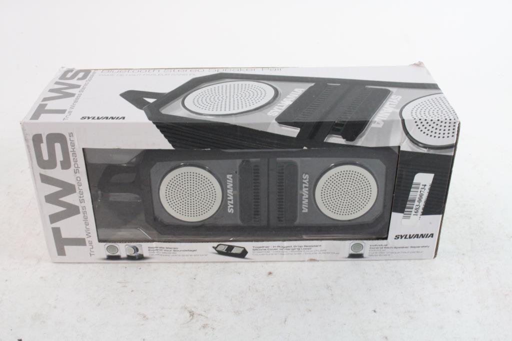 Sylvania Stereo Speaker Pair | Property Room